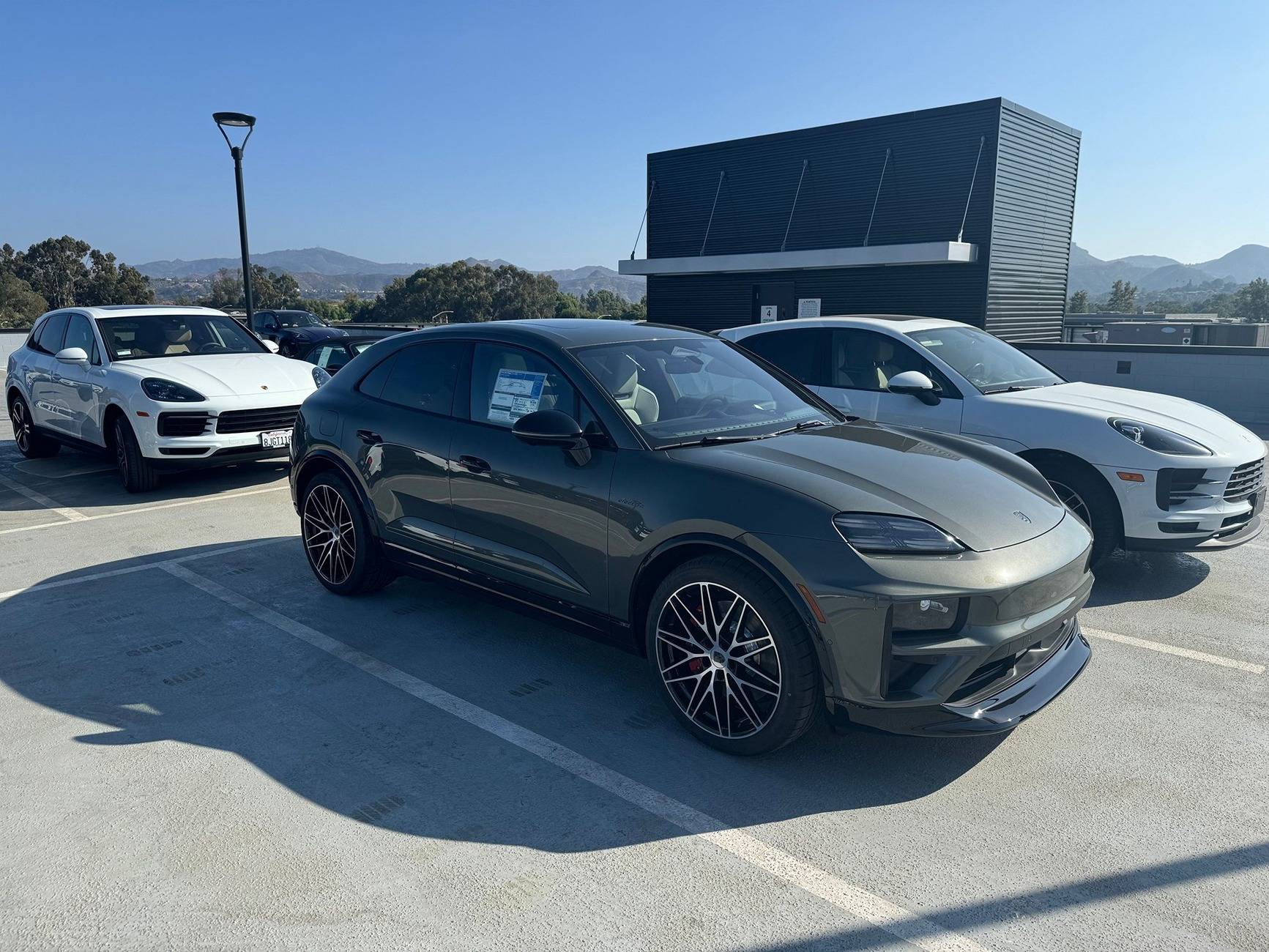 AVENTURINE GREEN Macan EV Photos Thread | Page 2 | Macan EV Forum, News ...