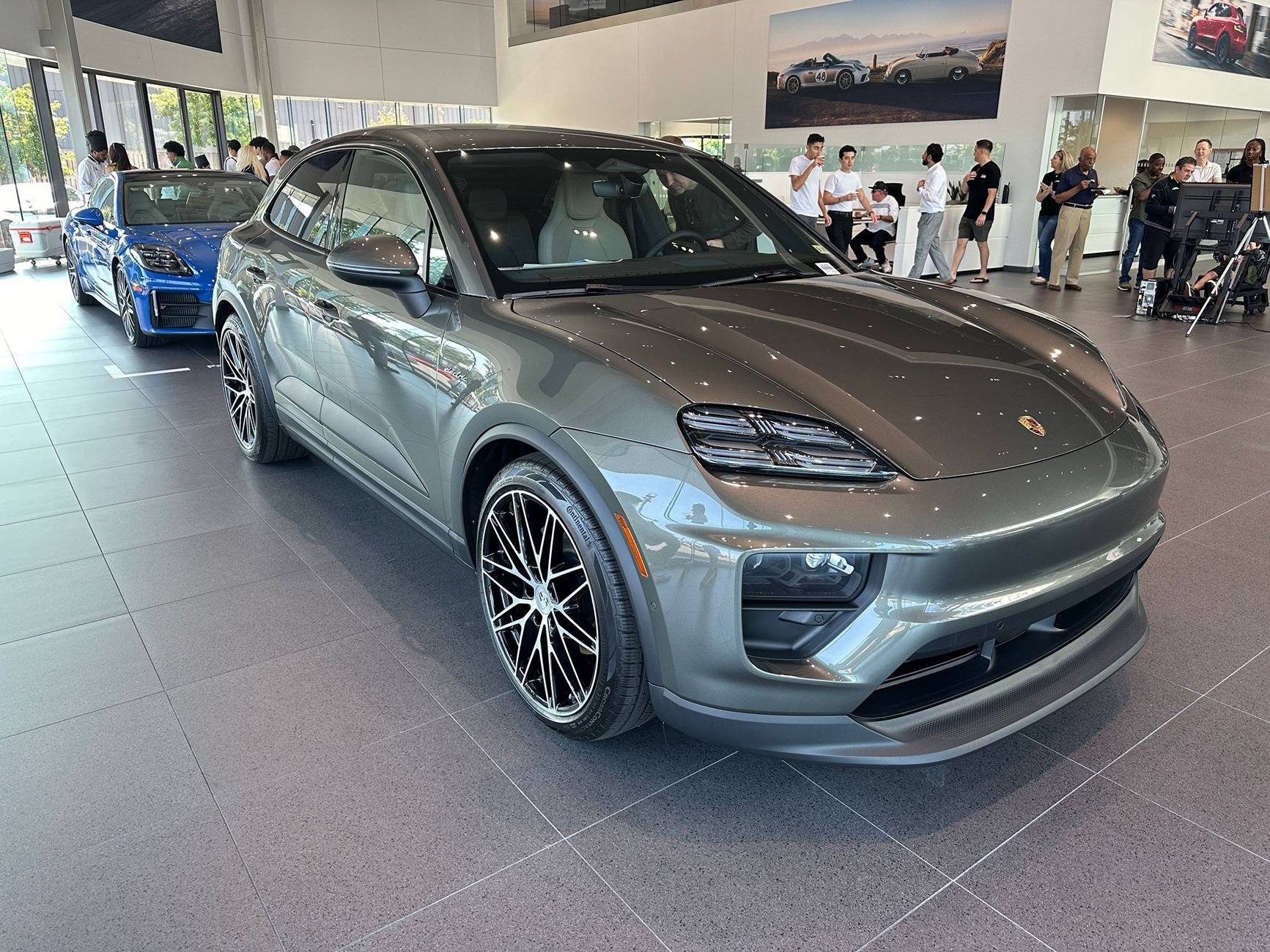 AVENTURINE GREEN Macan EV Photos Thread | Page 2 | Macan EV Forum, News ...