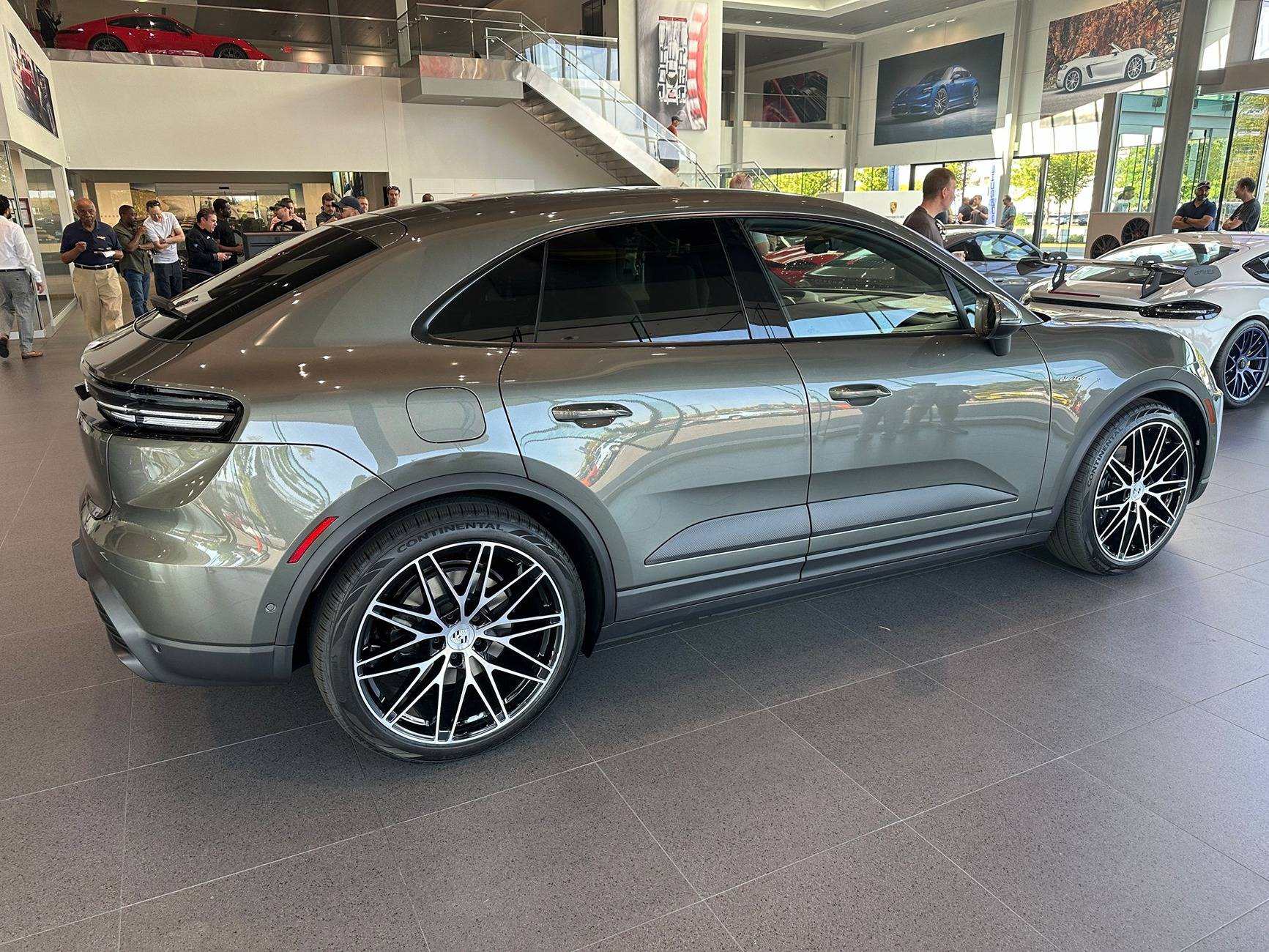 AVENTURINE GREEN Macan EV Photos Thread | Page 2 | Macan EV Forum, News ...