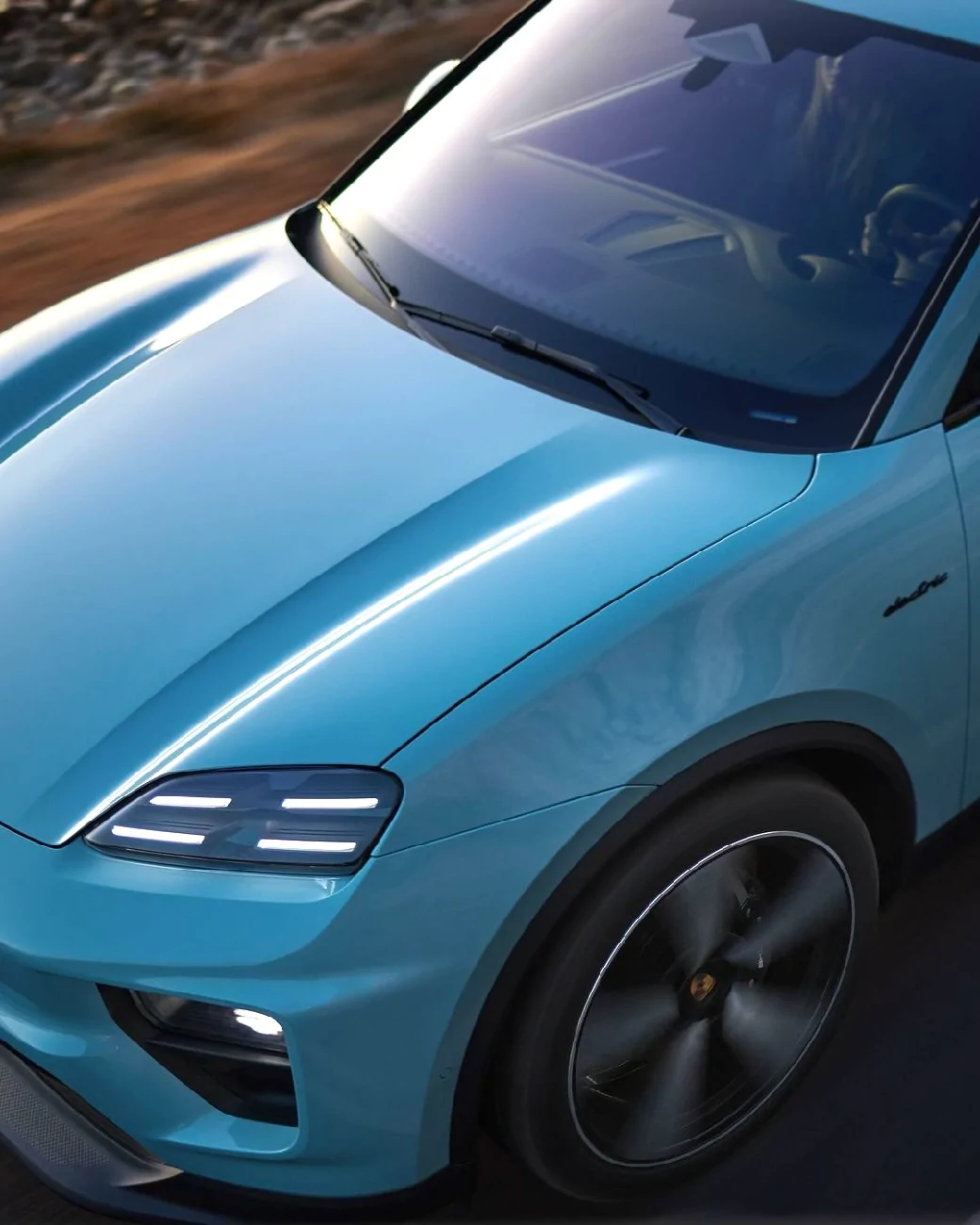 FROZEN BLUE Macan EV Photos Thread | 2025+ Macan EV Forum, News, Specs ...