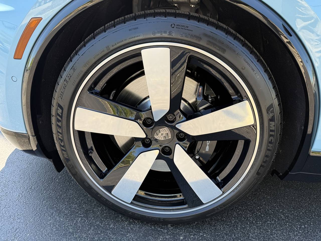 Here's my frozen blue Turbo - just took delivery! | Macan EV Forum ...