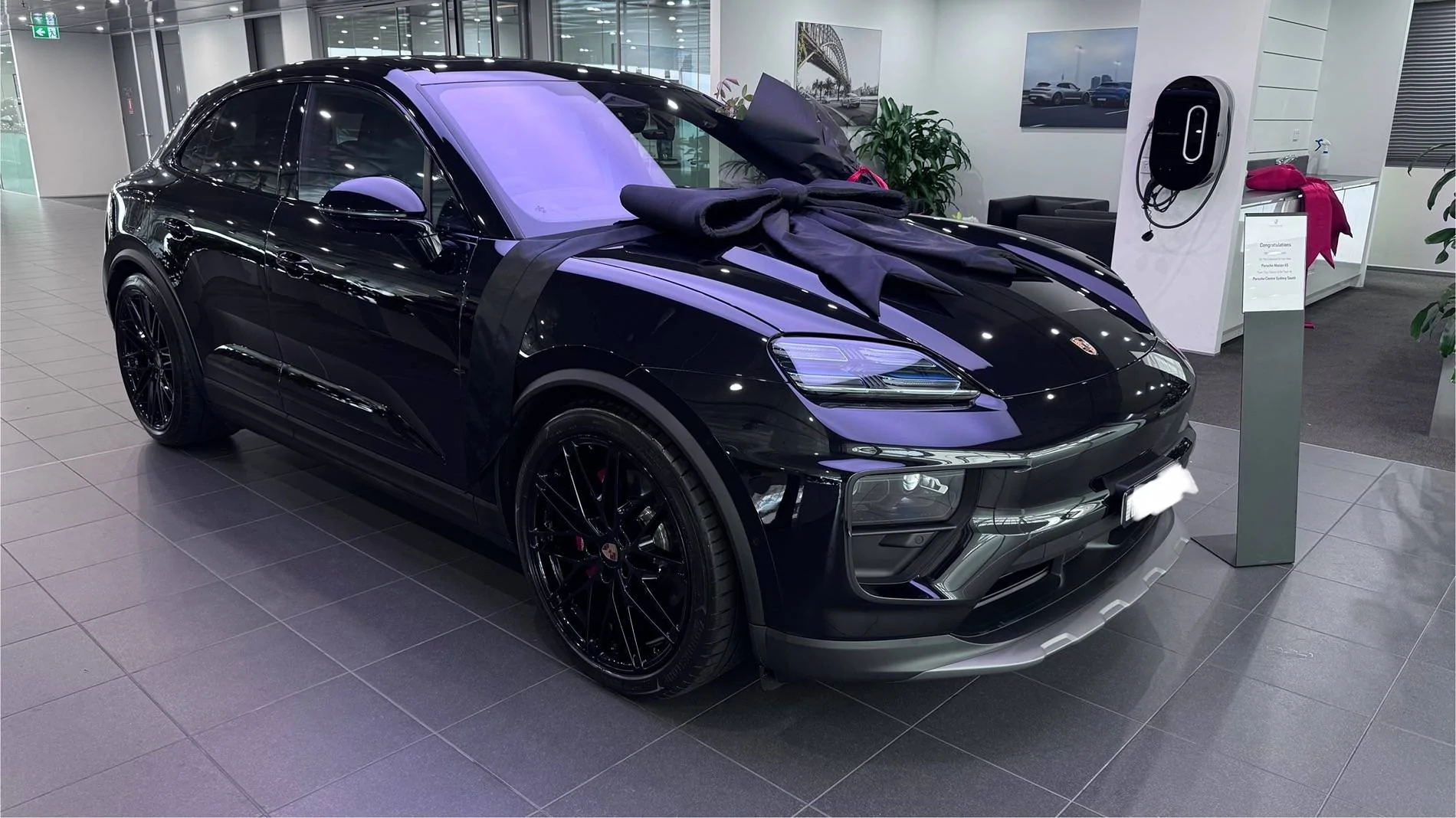 4S jet black metallic with arctic blue accents in Sydney delivered ...