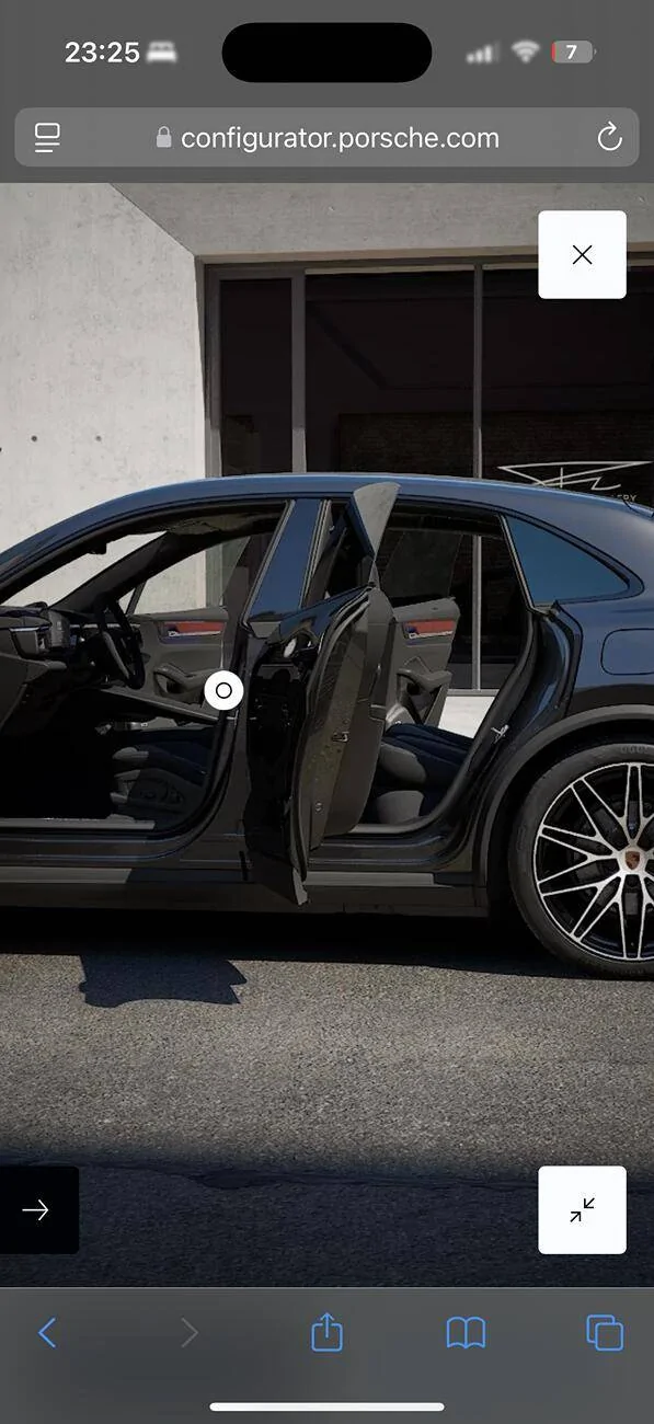 Macan 4s Volcano grey : Black interior with bordeaux red elements ...