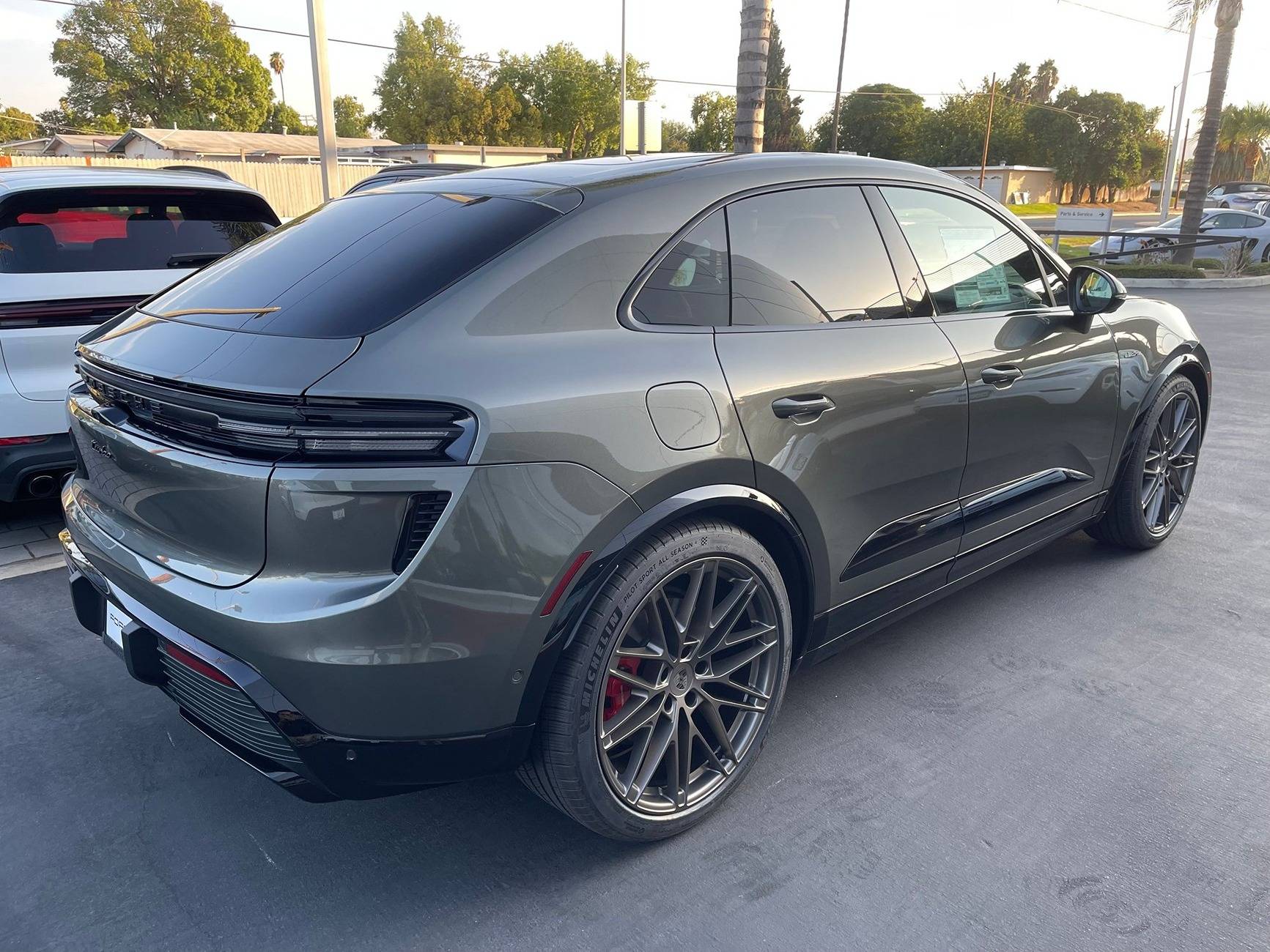 AVENTURINE GREEN Macan EV Photos Thread | Page 3 | Macan EV Forum, News ...