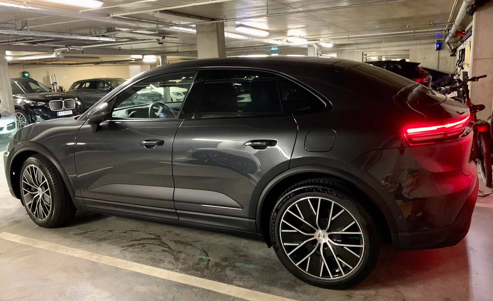 VOLCANO GREY Macan EV Photos Thread | Page 3 | Macan EV Forum, News ...