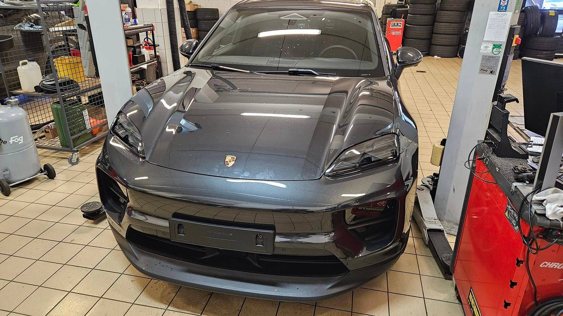 VOLCANO GREY Macan EV Photos Thread | Macan EV Forum, News, Info ...