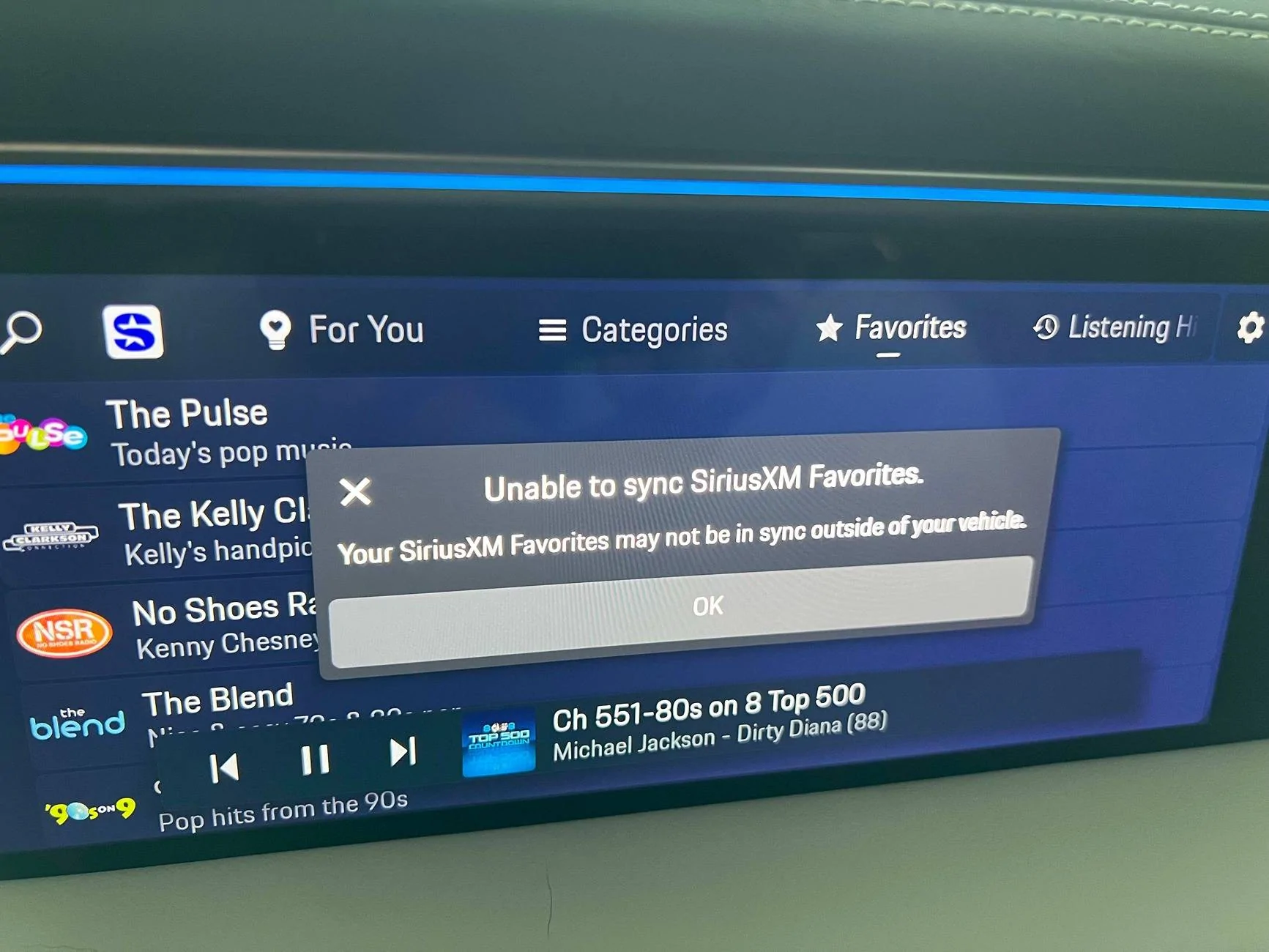 What Happened To Favorites On Siriusxm