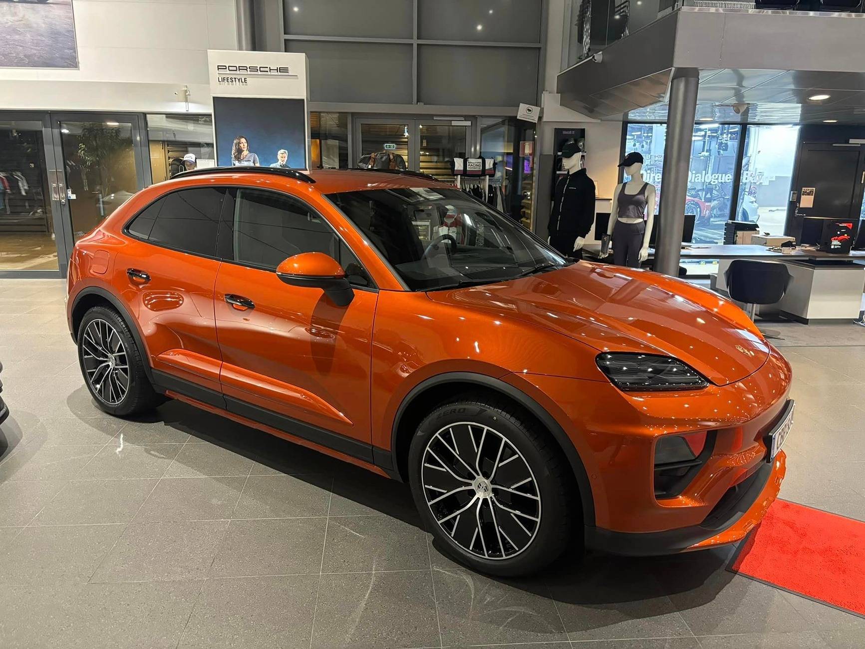 Papaya Macan EV w/ Offroad Package, Painted Side Blades, Partial ...