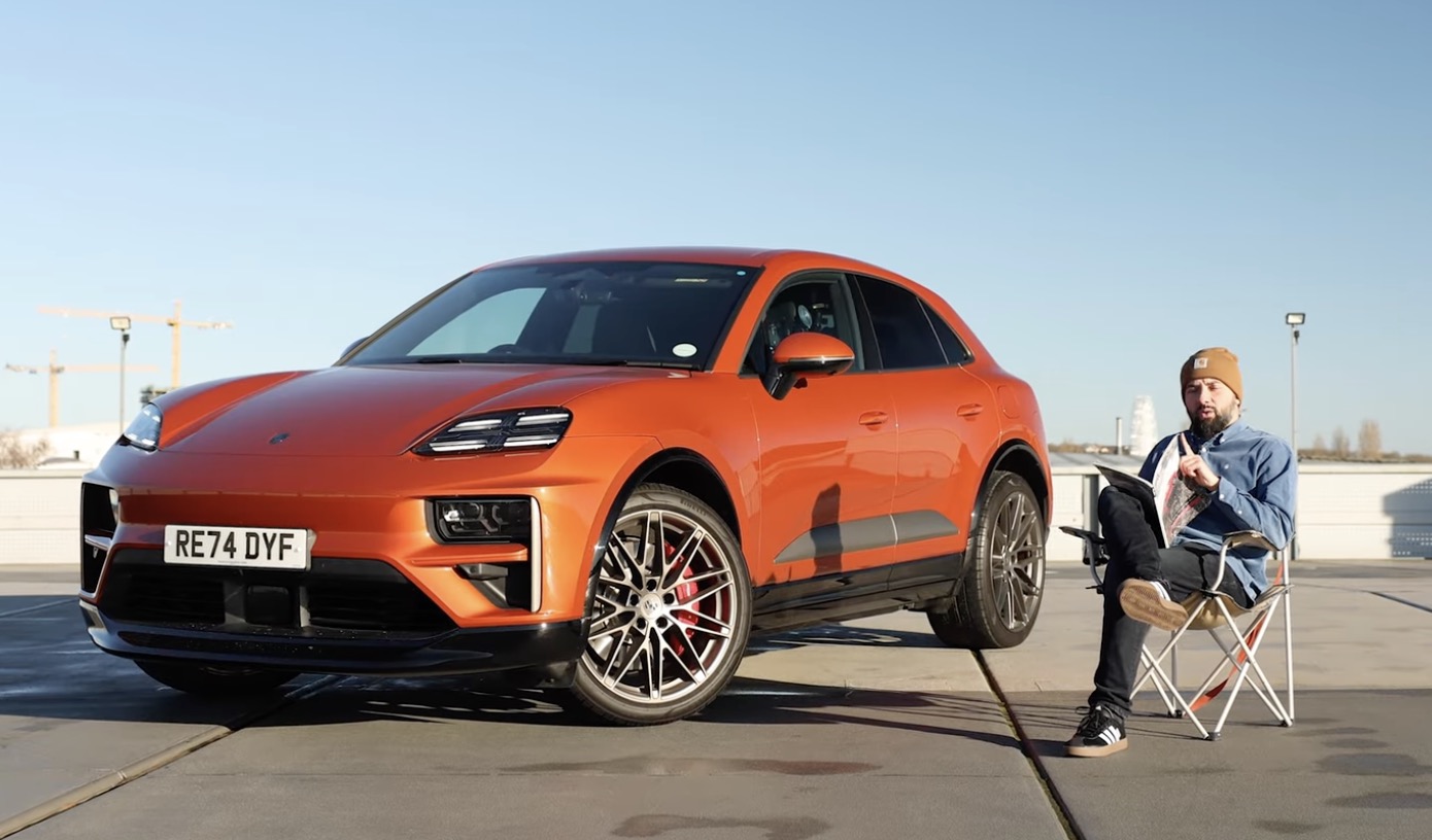 A slightly different take--I like it -- "2025 Porsche Macan Turbo EV ...