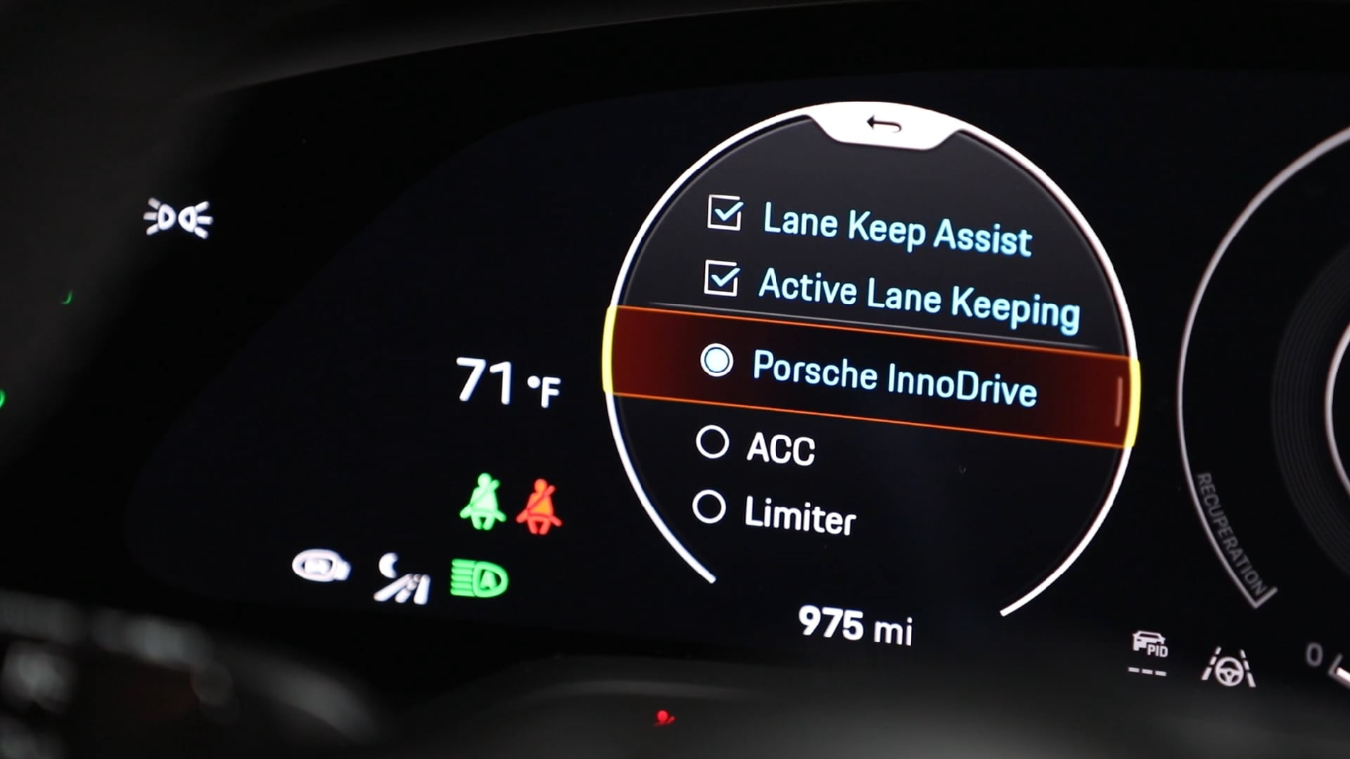 LKA improvement after sensor calibration (per Porsche service campaign ...